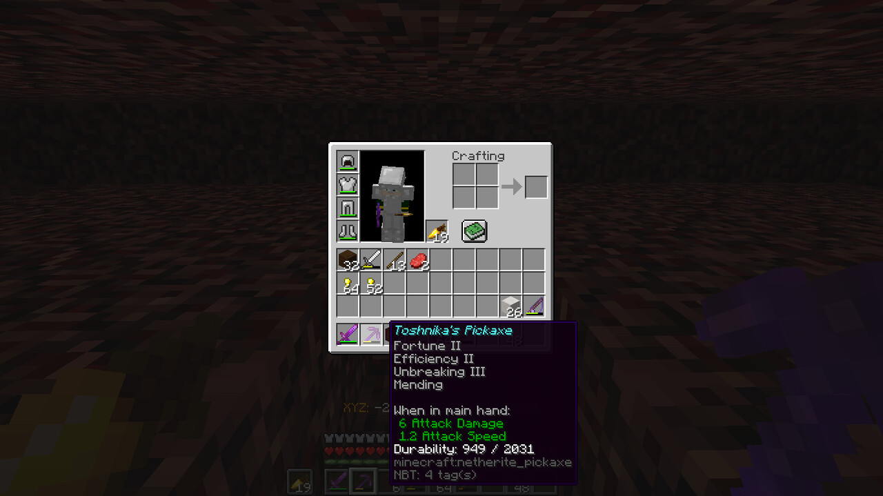 Red Netherite Minecraft Texture Pack