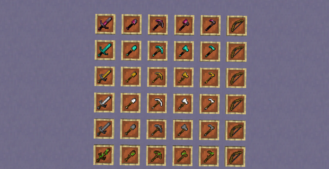 Items + Minecraft Texture Pack