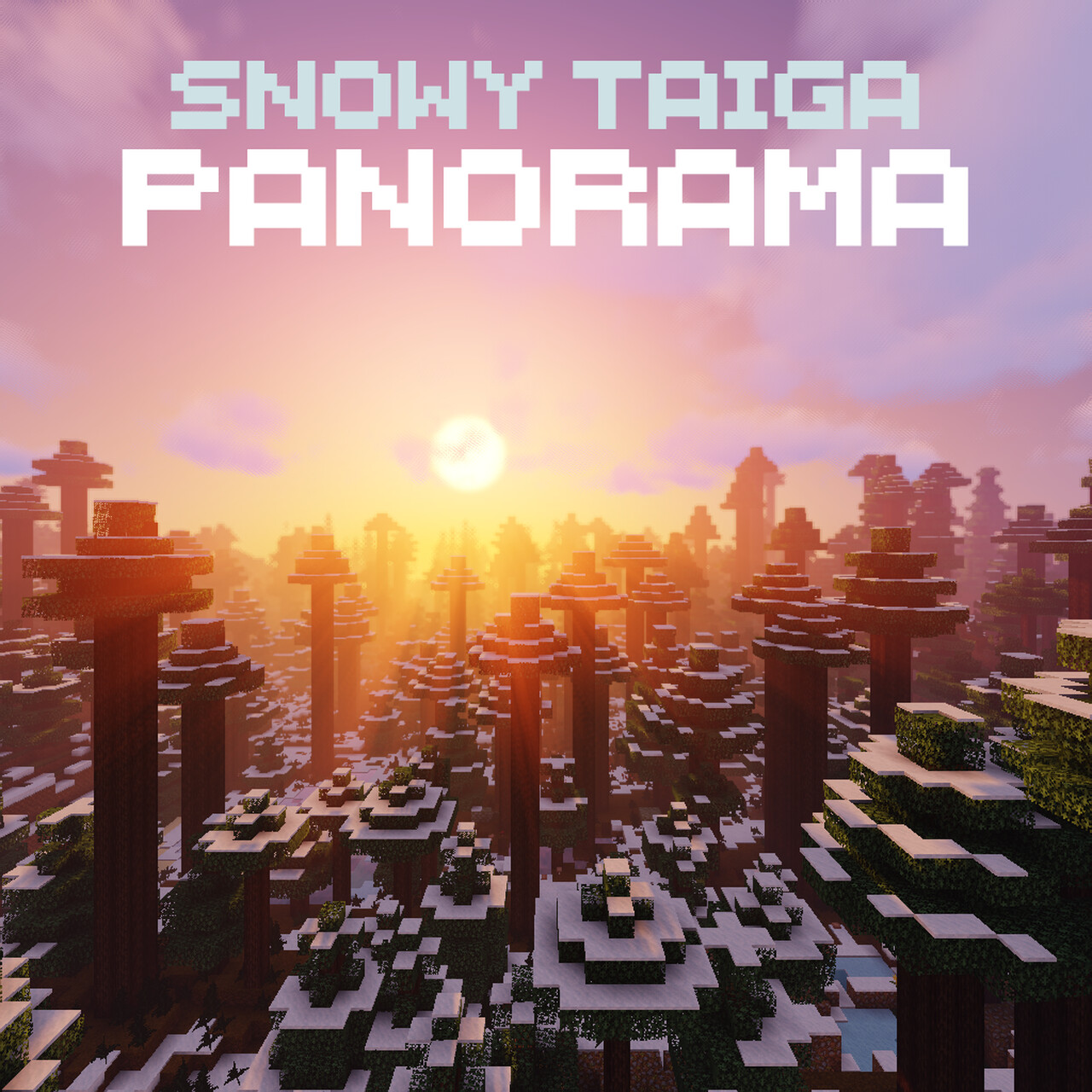 Snowy Taiga Panorama (with Music) Minecraft Texture Pack