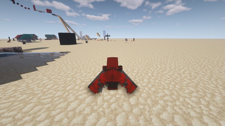 Elytra - Red Phantom wings Minecraft Texture Pack