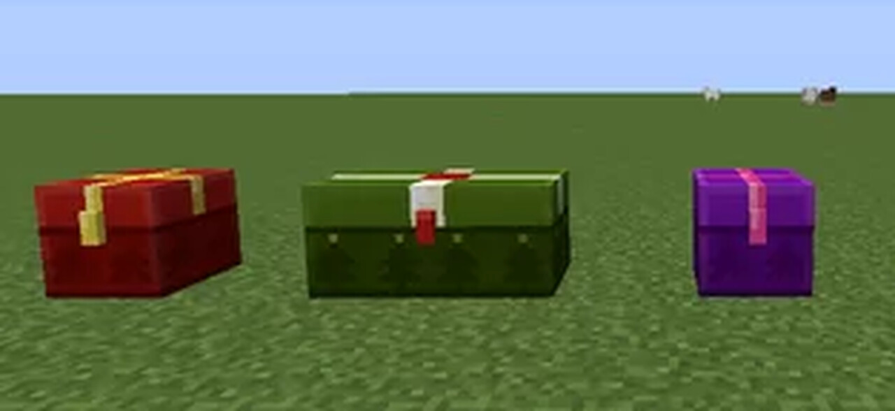 Christmas Chests Minecraft Texture Pack