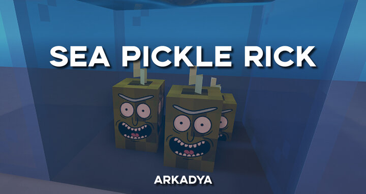 SEA PICKLE RICK Minecraft Texture Pack
