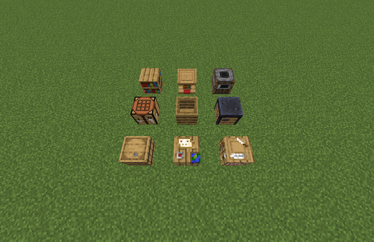 [Jappa] Oak Workbenches v1.1 [1.16+] Minecraft Texture Pack