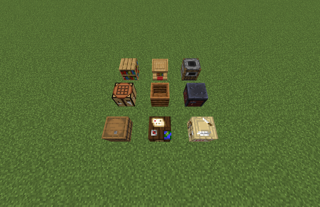 [Jappa] Oak Workbenches v1.1 [1.16+] Minecraft Texture Pack