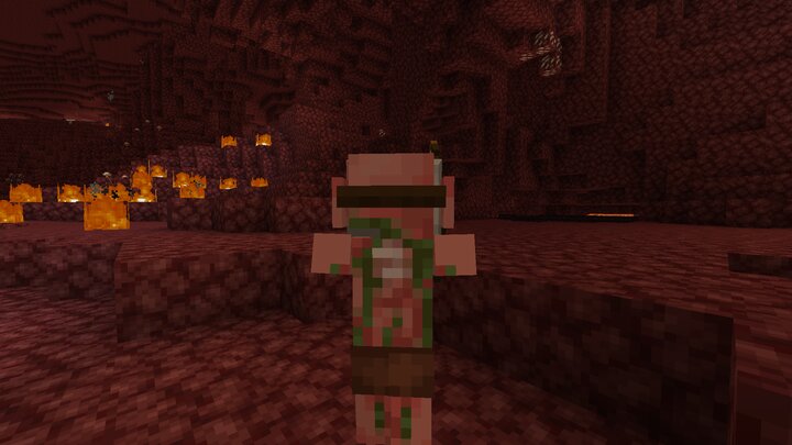 Desguised Zombie Pigman Minecraft Texture Pack