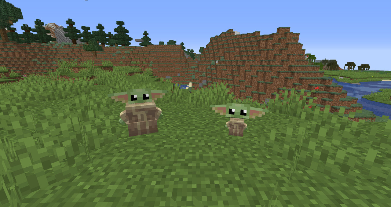 Baby Yoda Minecraft Texture Pack