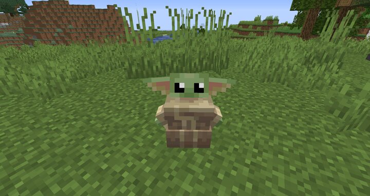 Baby Yoda Minecraft Texture Pack