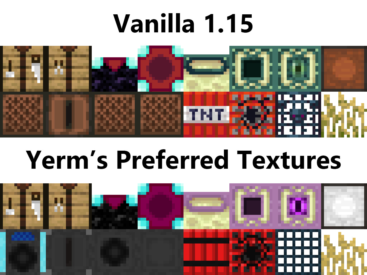 Yerm's Preferred Textures [1.15] Minecraft Texture Pack