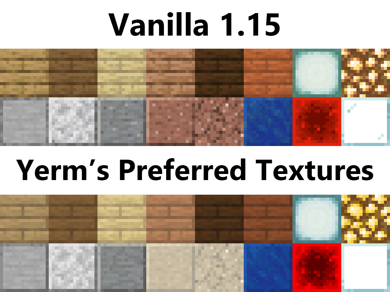 Yerm's Preferred Textures [1.15] Minecraft Texture Pack