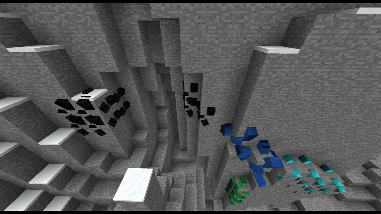 Better ores Minecraft Texture Pack