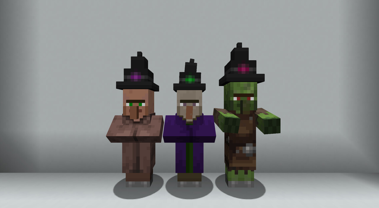 Dee's Wearable Witch Hats | CIT Pack Minecraft Texture Pack