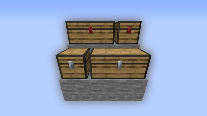 Oak Chest Minecraft Texture Pack