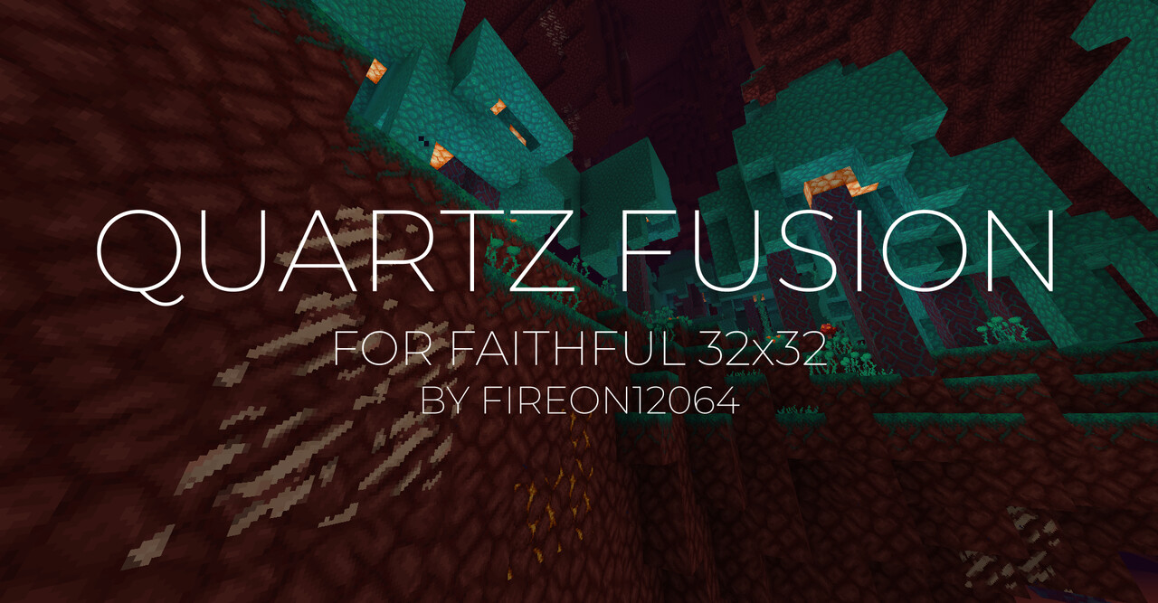 Faithful Nether Quartz Fusion 32x [Vanilla CTM] Minecraft Texture Pack