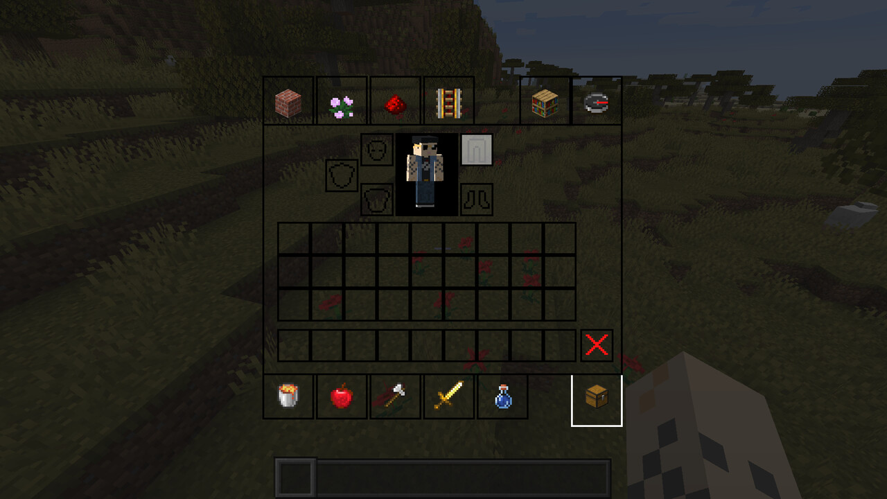 Java Inventory Ui V6 New Dark Mode Mcpe Texture Packs