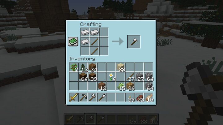 Default Light Blue GUI Minecraft Texture Pack