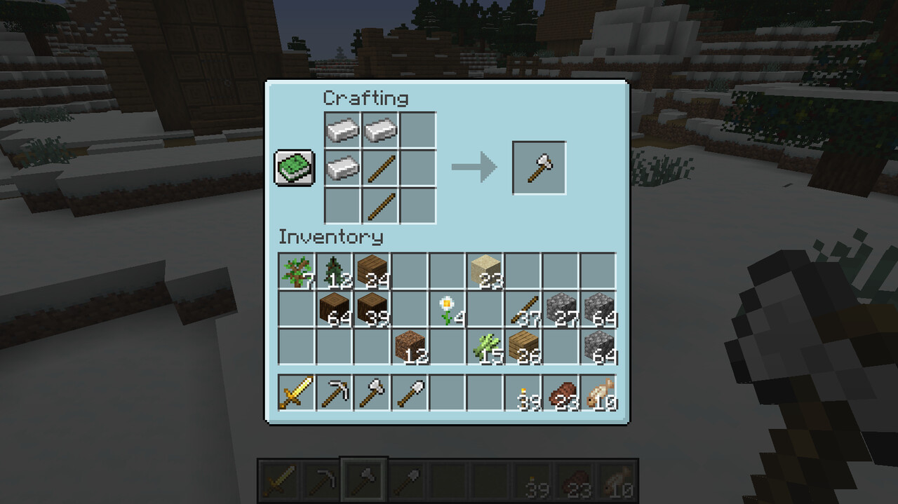 Default Light Blue GUI Minecraft Texture Pack