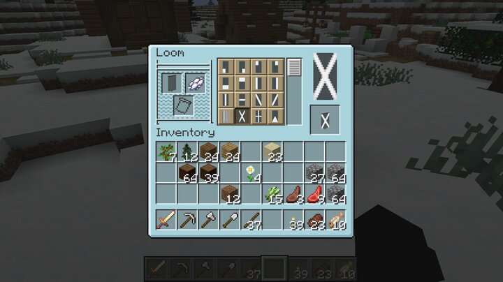 Default Light Blue GUI Minecraft Texture Pack