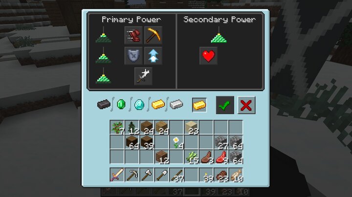 Default Light Blue GUI Minecraft Texture Pack