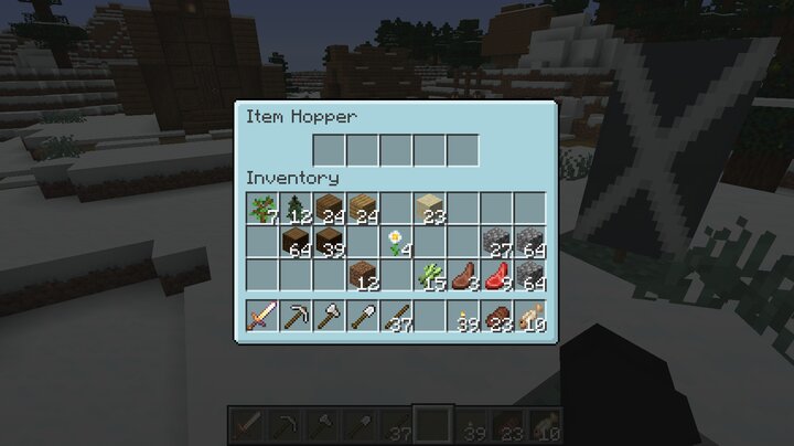 Default Light Blue GUI Minecraft Texture Pack