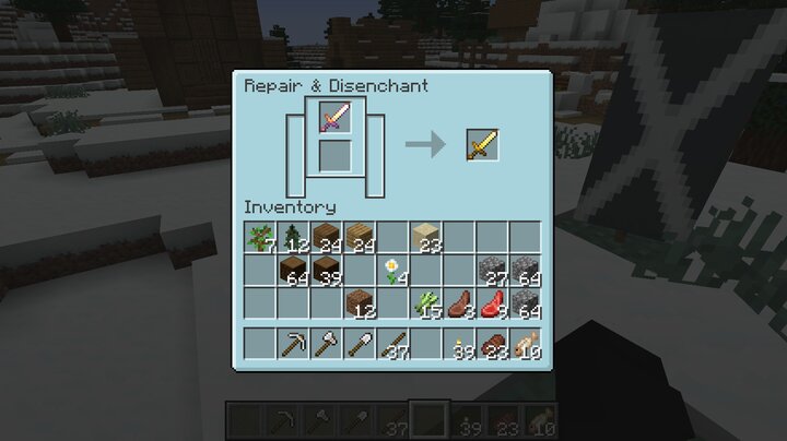 Default Light Blue GUI Minecraft Texture Pack