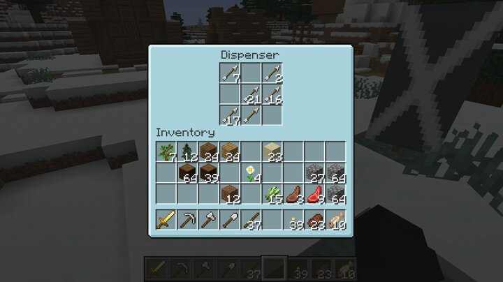 Default Light Blue GUI Minecraft Texture Pack