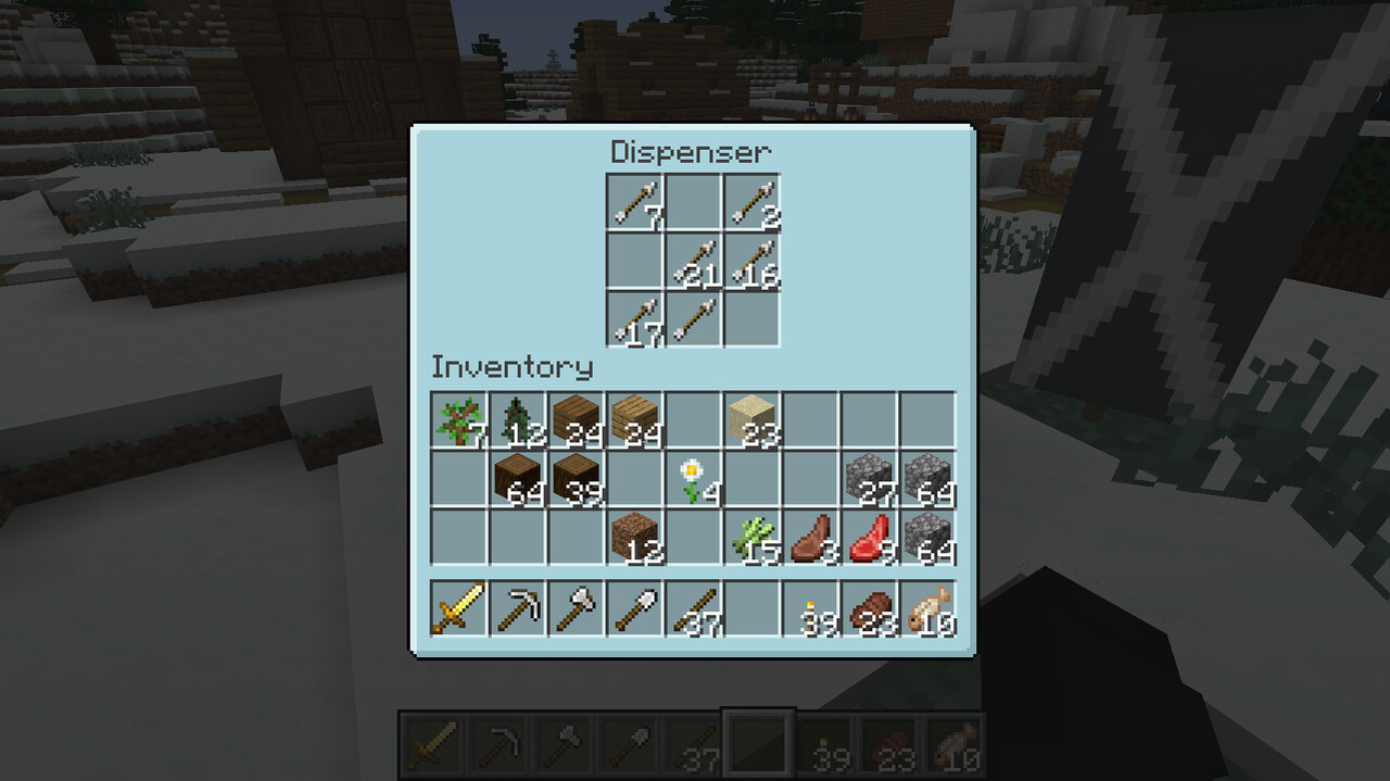 Default Light Blue GUI Minecraft Texture Pack