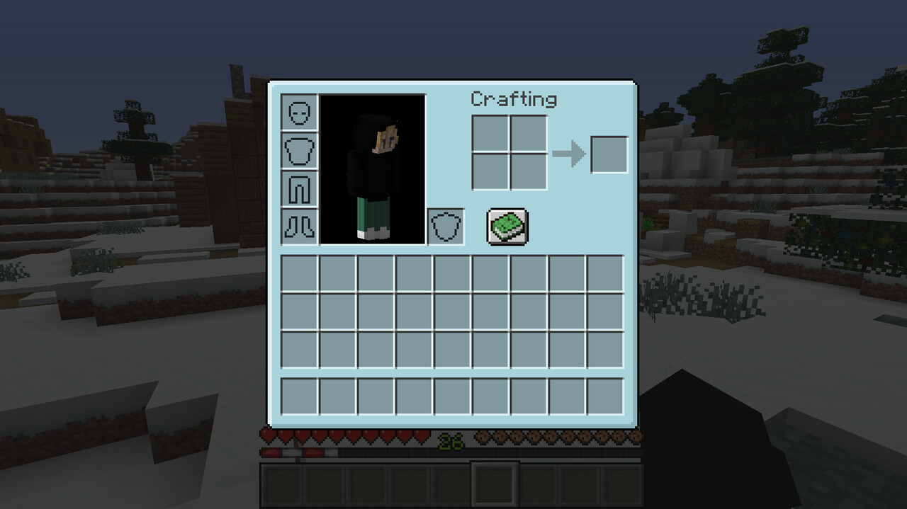 Default Light Blue GUI Minecraft Texture Pack