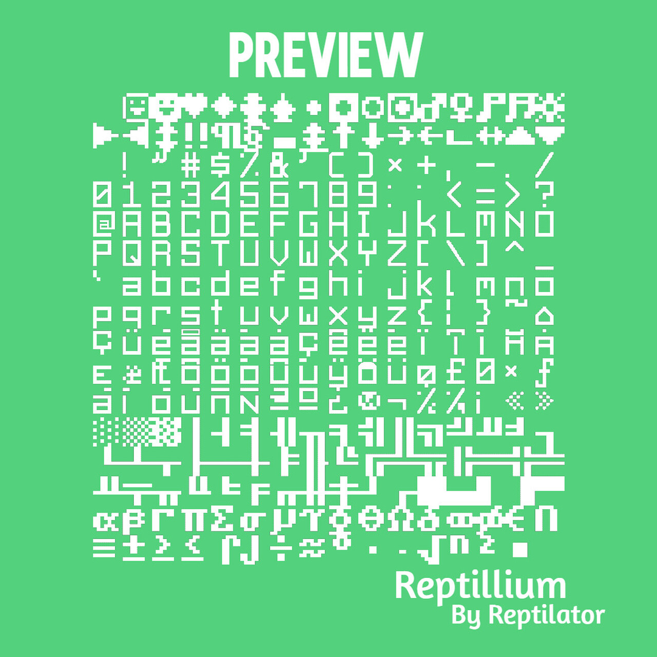 Reptillium | Minecraft HD Font Minecraft Texture Pack