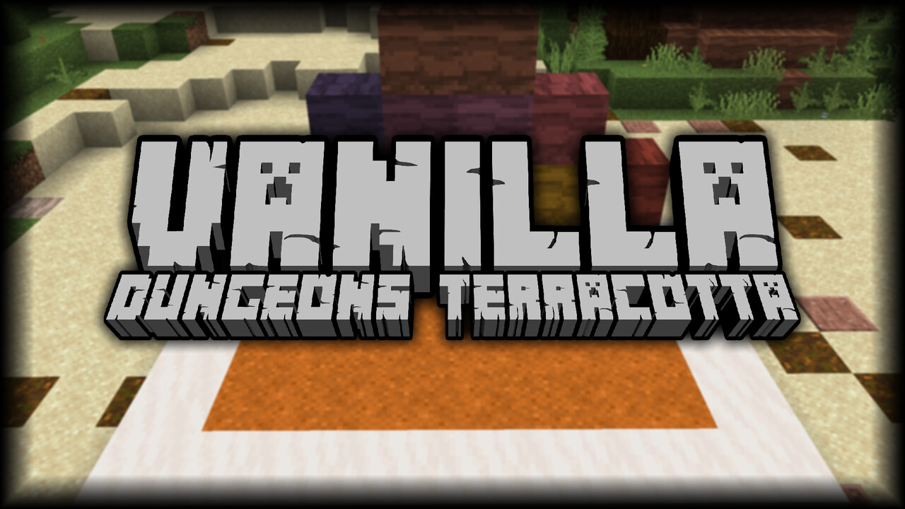 Dungeons Terracotta Minecraft Texture Pack