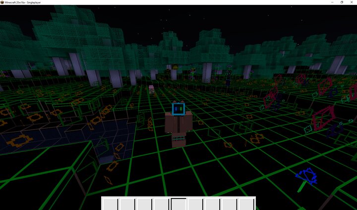 Polygonal resonance(retrowave) Minecraft Texture Pack