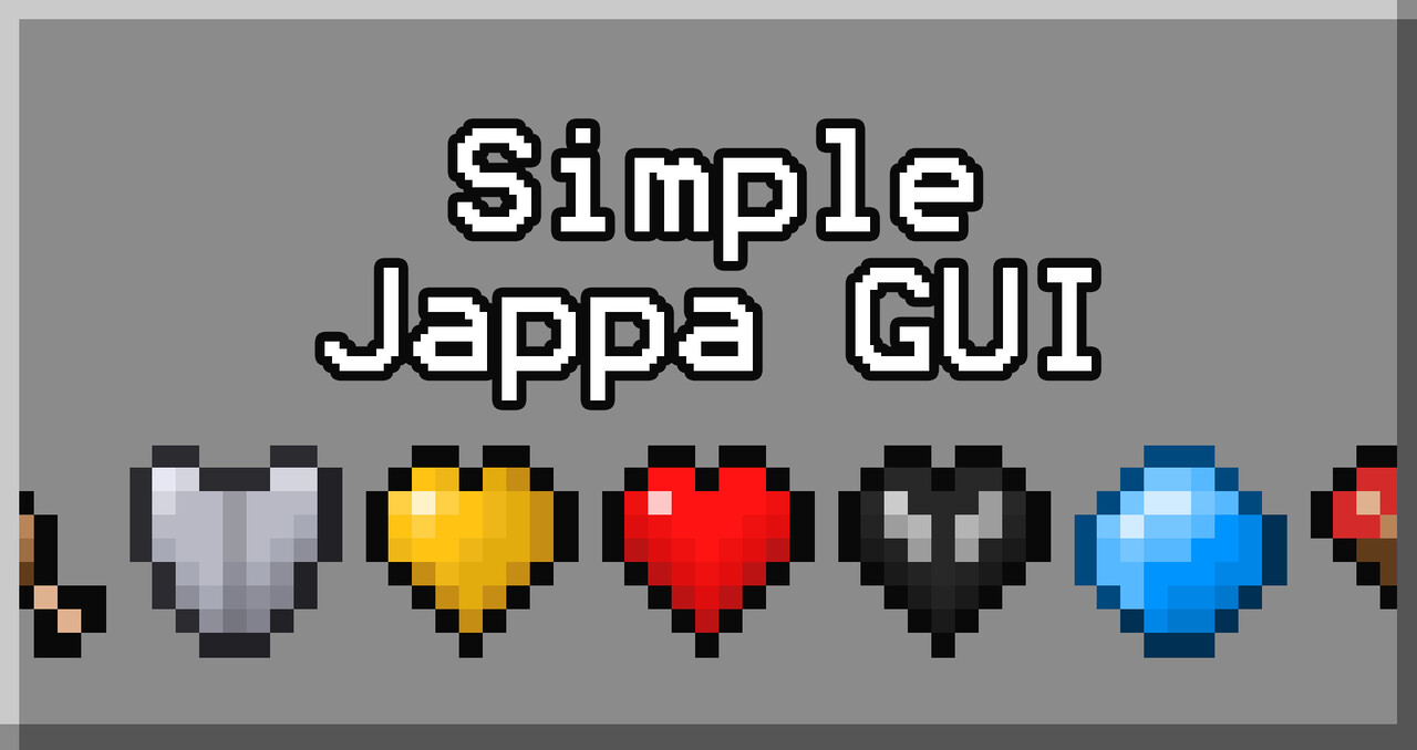 Simple Jappa GUI Minecraft Texture Pack