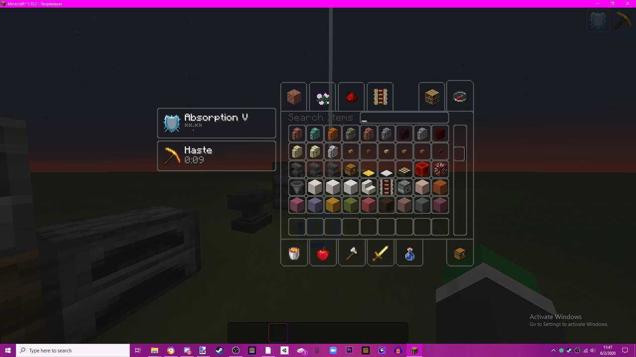 Transparent GUI Overlay 1.8.9 Minecraft Texture Pack