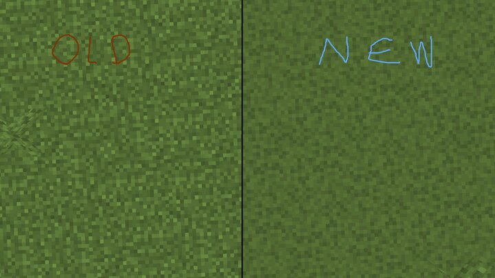 Retextured Dirt and Grass Minecraft Texture Pack