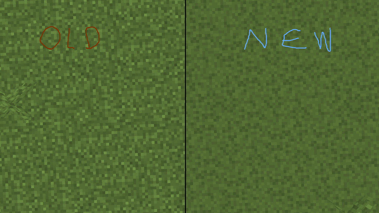 Retextured Dirt and Grass Minecraft Texture Pack