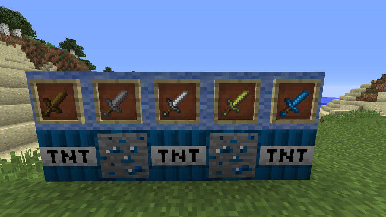 Dark Blue Theme Minecraft Texture Pack