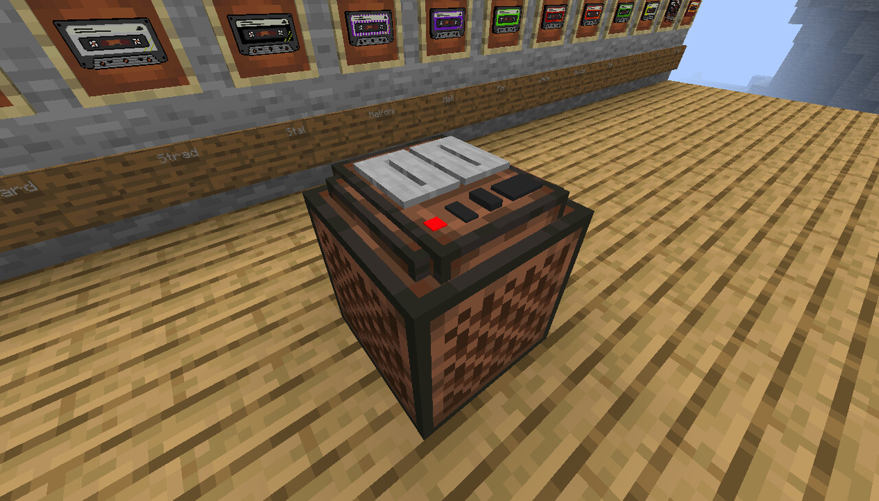 Cassete texture for music disc Minecraft Texture Pack