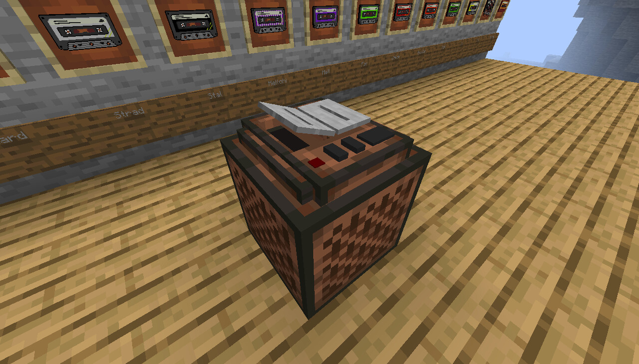 Cassete texture for music disc Minecraft Texture Pack