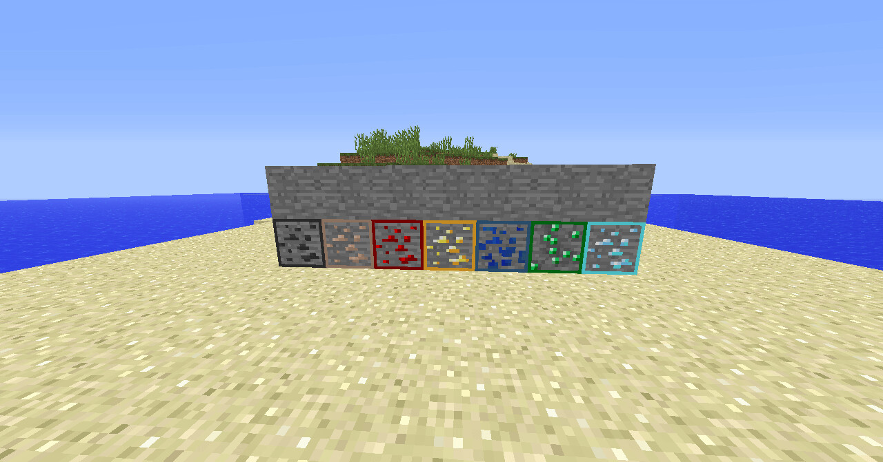 [1.6-1.13.2]Ore_Outline v1.0 Minecraft Texture Pack