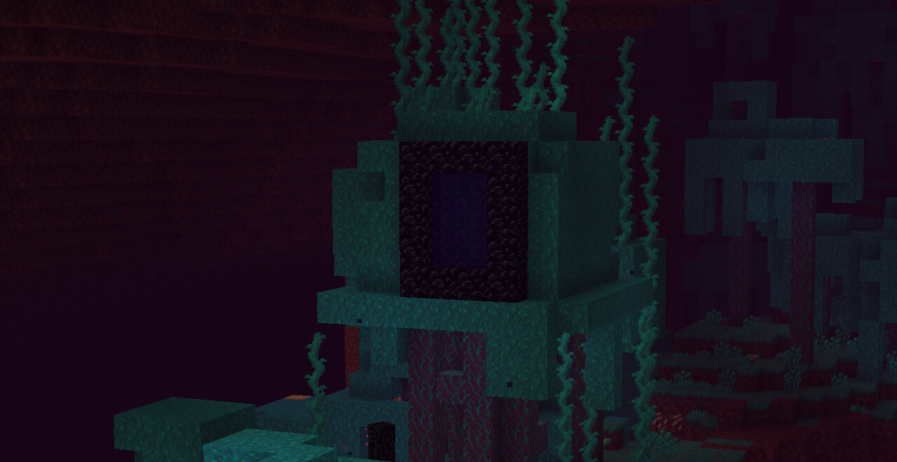 Darken Nether Portals Minecraft Texture Pack
