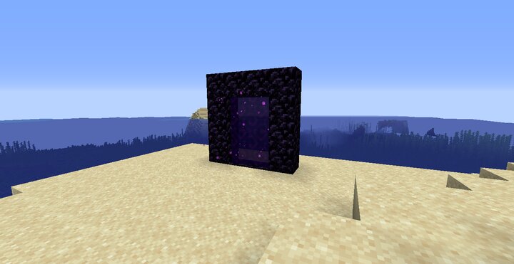 Darken Nether Portals Minecraft Texture Pack