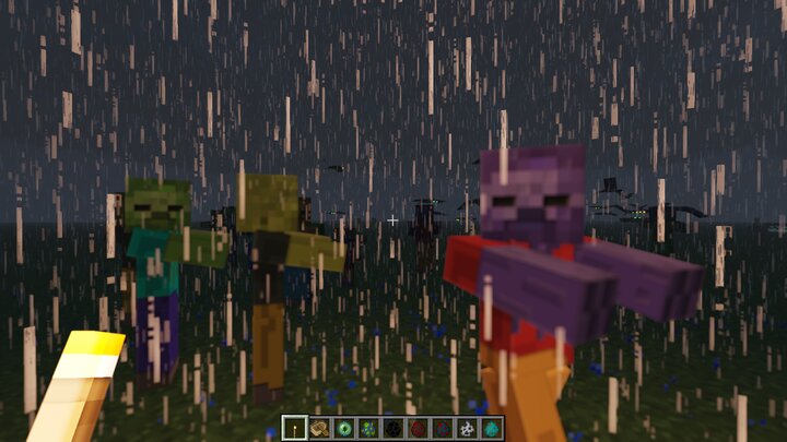 Vanilla 3D Layers + Random Colored Mobs 1.15 Minecraft Texture Pack