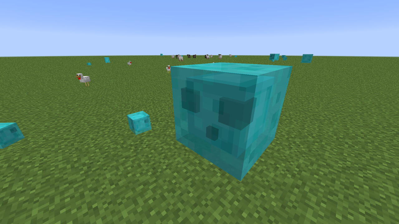 Blue Slimes Minecraft Texture Pack