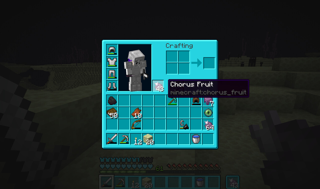 Teal GUI Minecraft Texture Pack