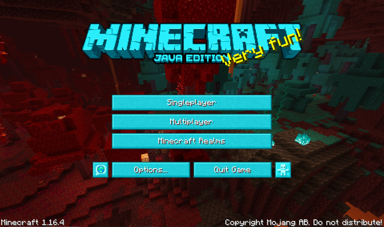 Teal GUI Minecraft Texture Pack