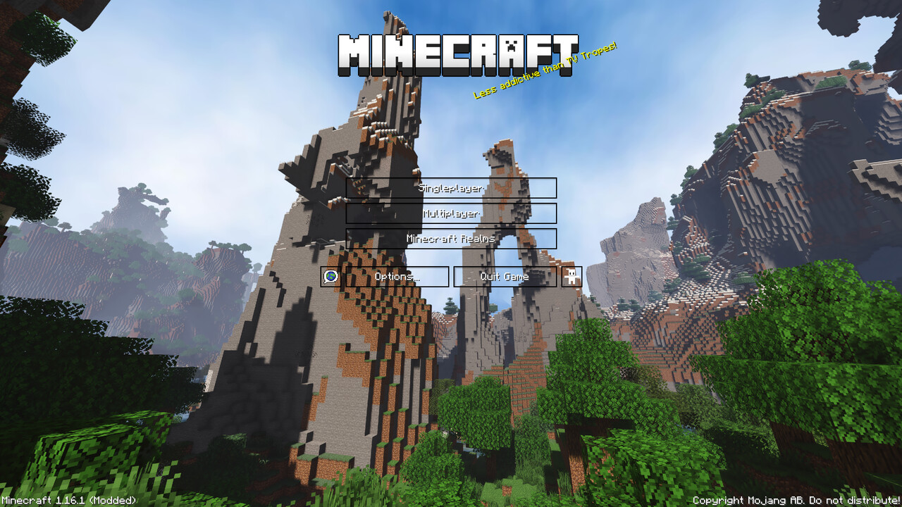 Clean Menus Minecraft Texture Pack