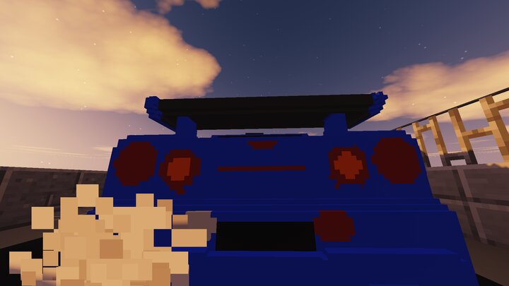 Nissan Skyline GT-R R34 Model for MC Minecraft Texture Pack