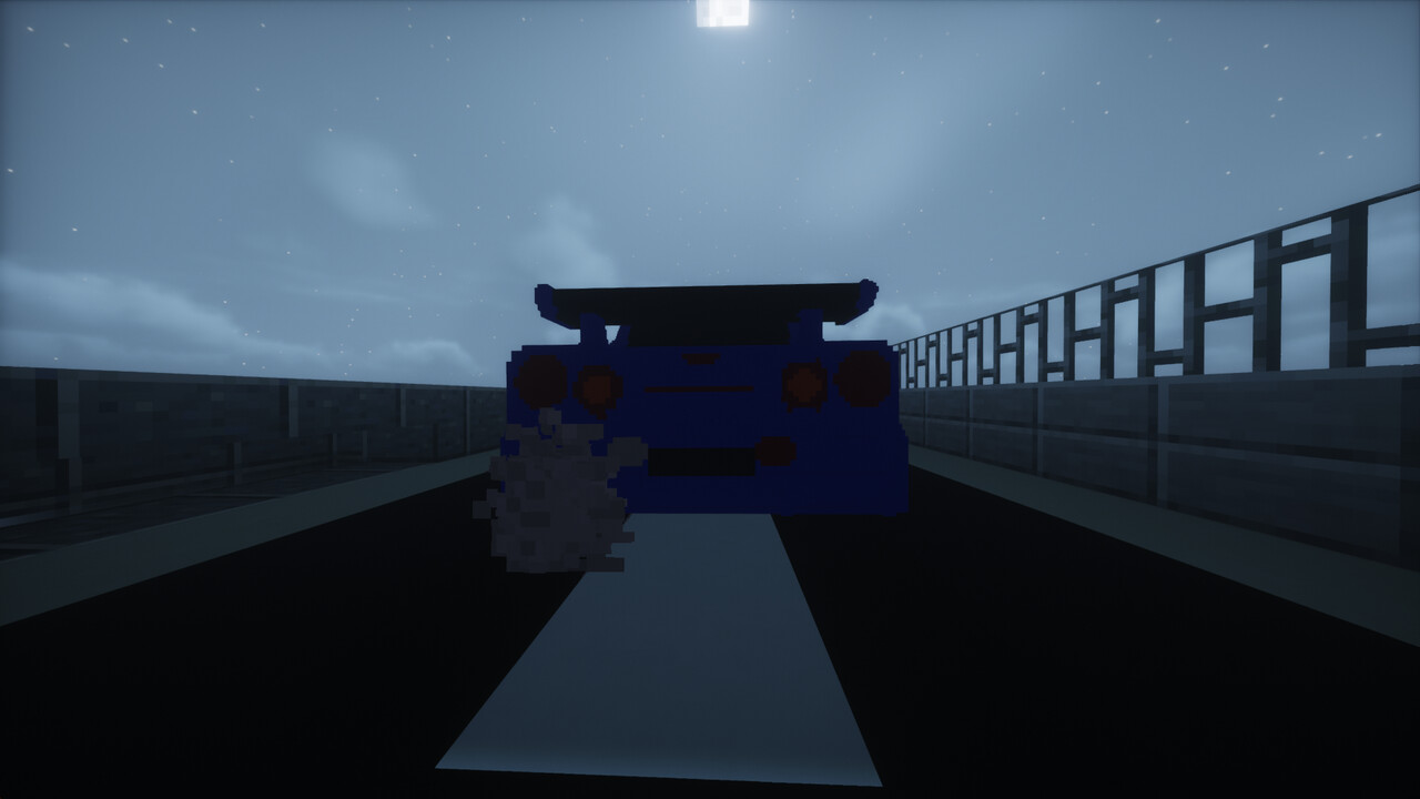 Nissan Skyline GT-R R34 Model for MC Minecraft Texture Pack