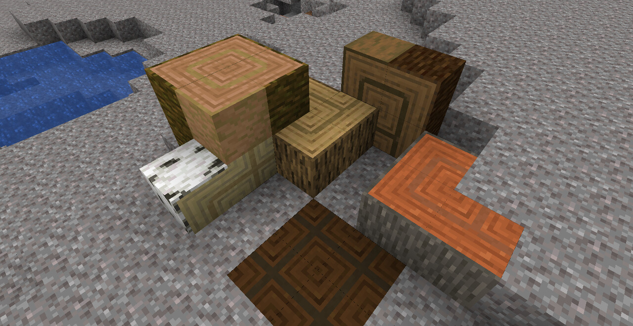Looping logs (No optifine needed) Minecraft Texture Pack