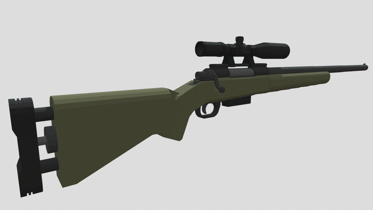 3D GUNS | M24A2! (1.12+) Minecraft Texture Pack