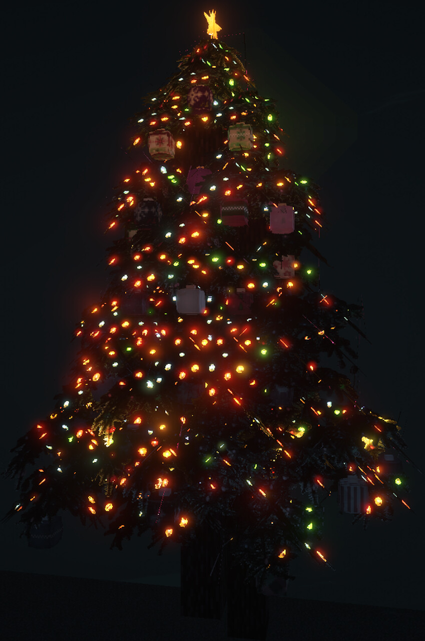 The Christmas Tree | Decorative Resource Pack Minecraft Texture Pack